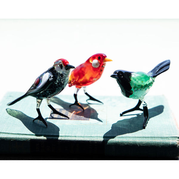 Art Glass Bird - Magpie - Getty Museum Store
