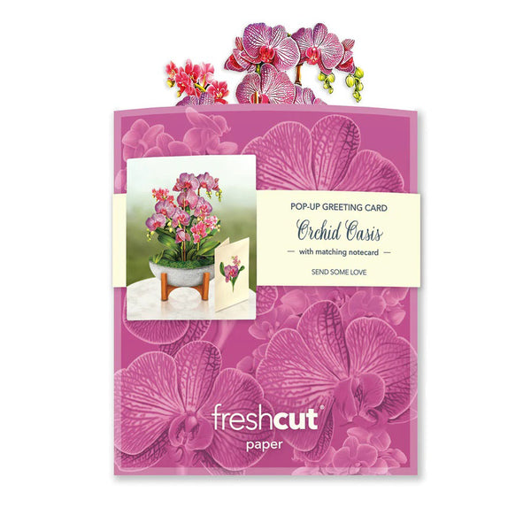 Mini Orchid Oasis Pop-up Notecard - Getty Museum Store