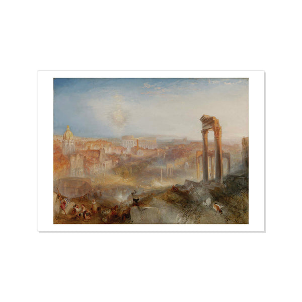 Turner - Modern Rome - Campo Vaccino - Postcard - Getty Museum Store