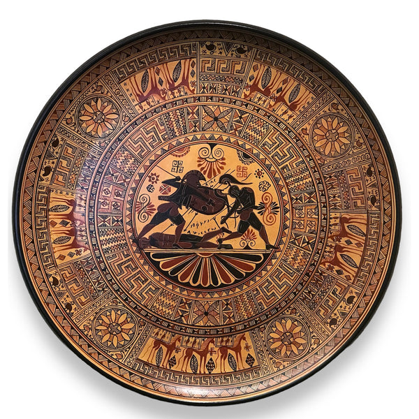 Greek Plate - The Fate of Achilles - Getty Museum Store