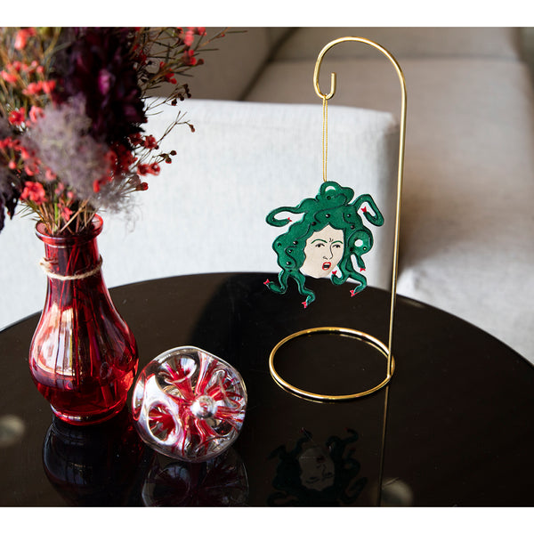 Medusa Felt Embroidered Ornament - Getty Museum Store