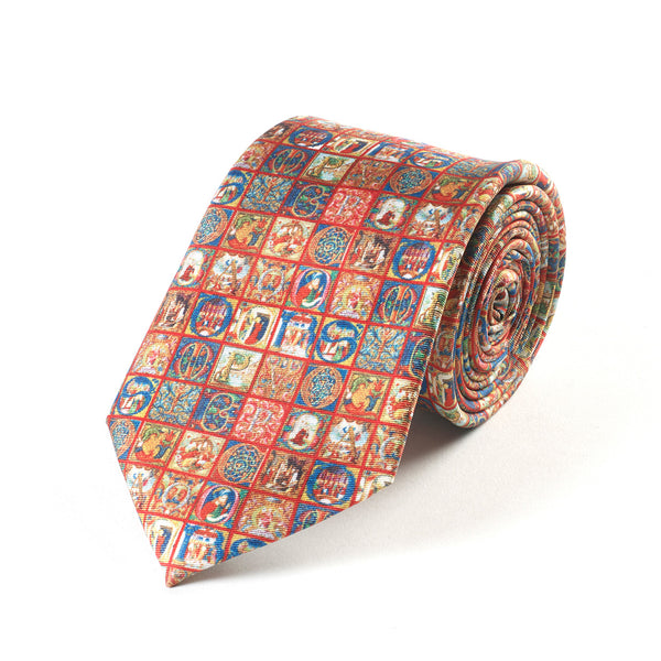 Medieval Alphabet Tie - Getty Museum Store