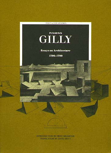 Friedrich Gilly - Getty Museum Store