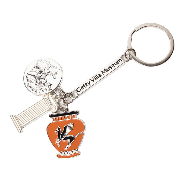 Getty Villa Charm Keychain - Getty Museum Store