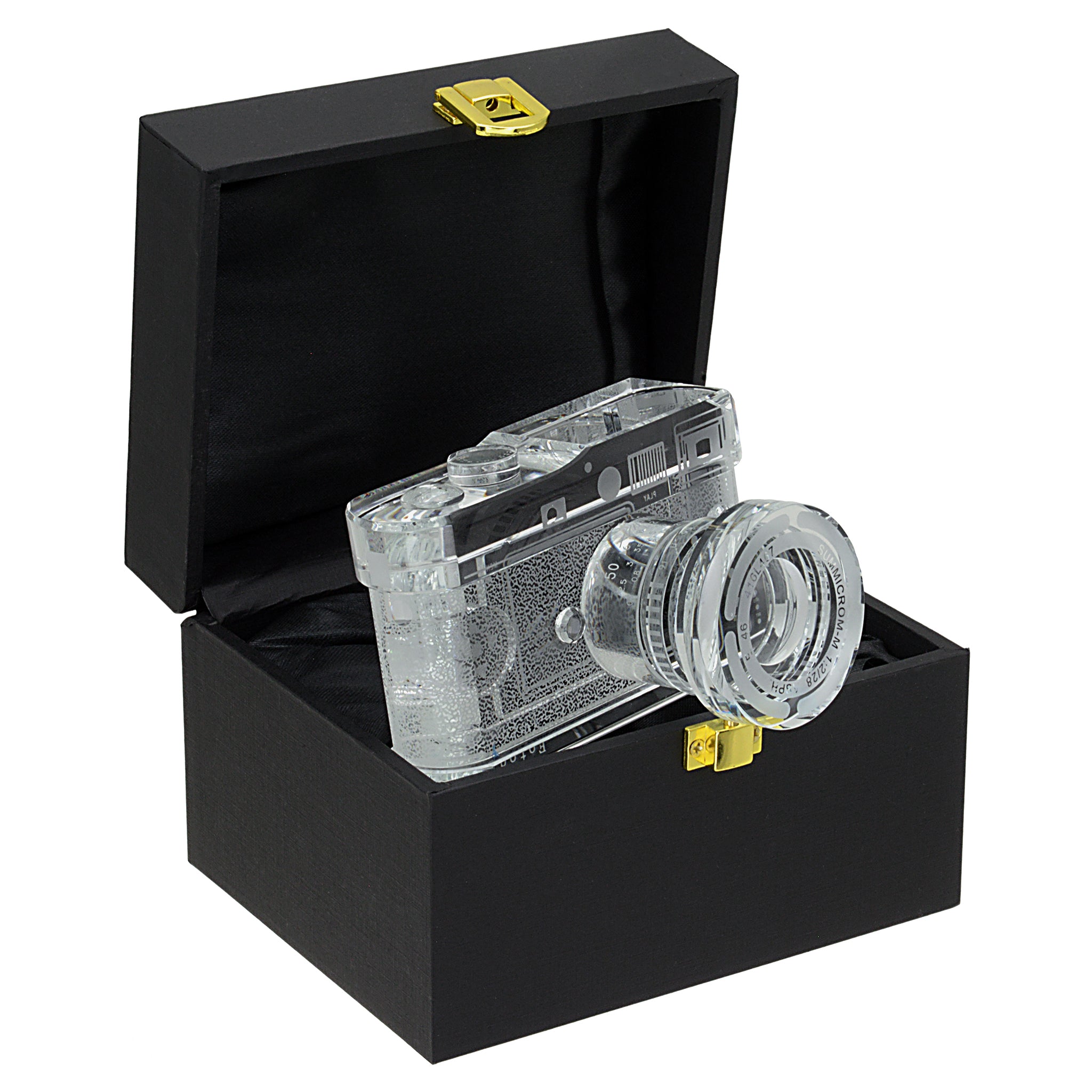 Crystal Glass Replica of the Leica M9 camera - Getty Museum Store