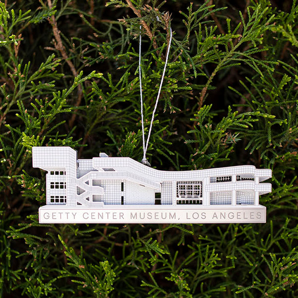 Metal Ornament - Getty Center Museum Entrance - Getty Museum Store